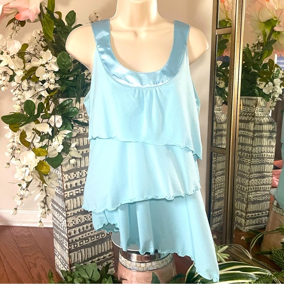 Ideology | Tops | Ideology Tiered Ruffled Tank | Poshmark